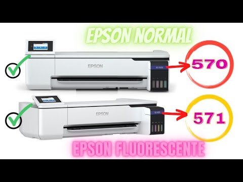 PROBAMOS RESULTADOS DE LAS IMPRESORAS PLOTTER/ EPSON SC-F570 Y EPSON SC ...