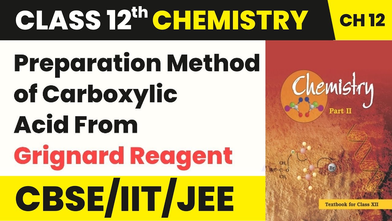 Preparation Method of Carboxylic Acid From Grignard Reagent | Class 12 ...