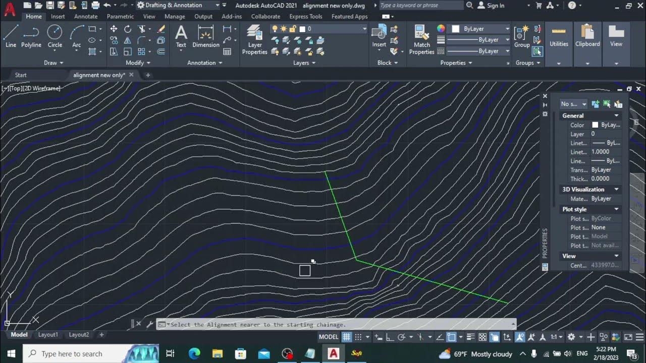 SWDTM Tutorial-How to draw L-profile in AutoCAD || Autocad L profile || SwDtm || Civil holic ...