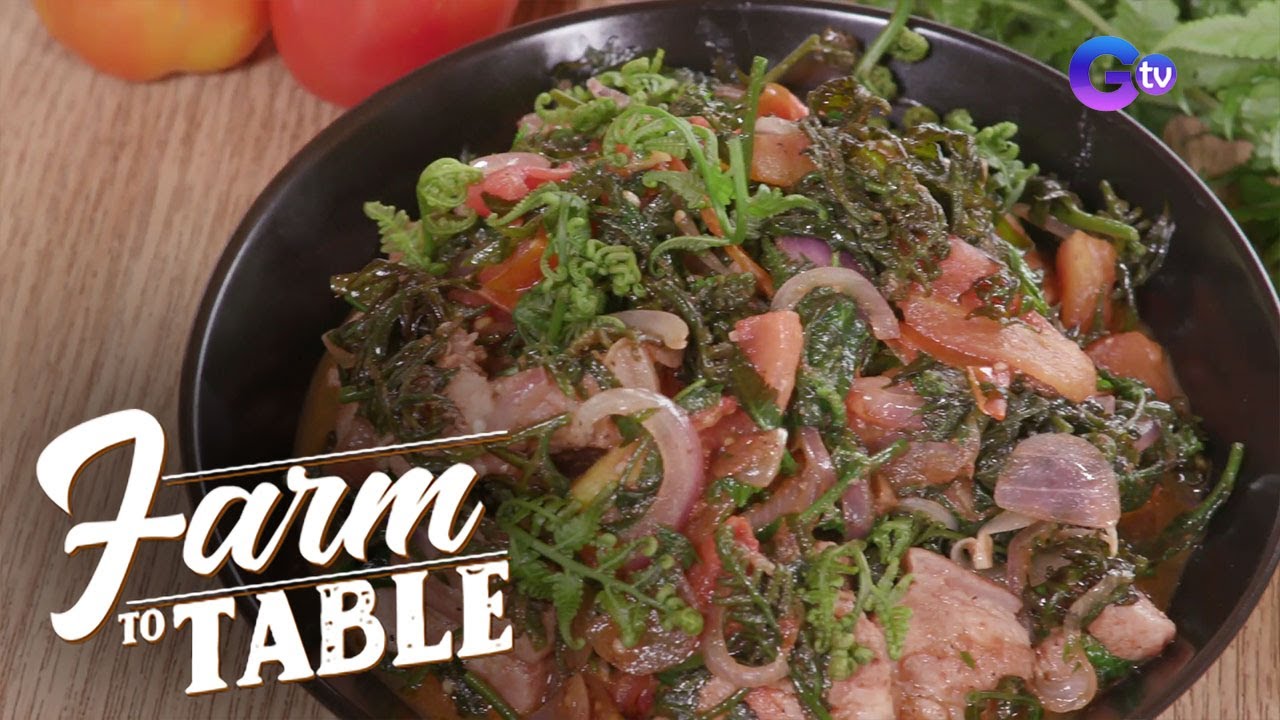 How to Make Pako Guisado | Farm To Table - YouTube