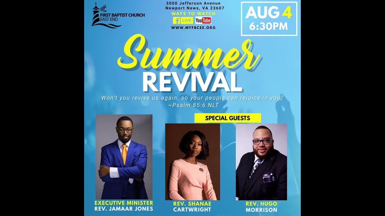Summer Revival, August 4, 2020 - YouTube