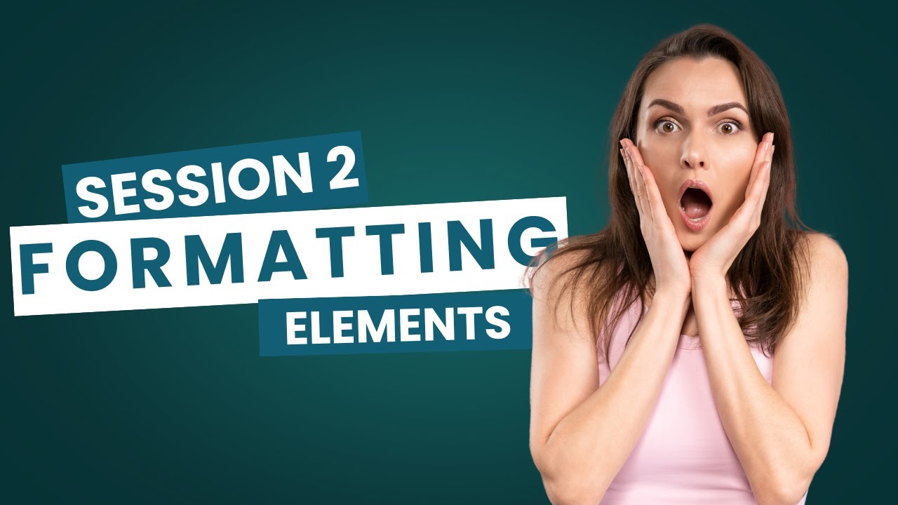 Formatting elements | formatting in html | Elements #attribute # ...