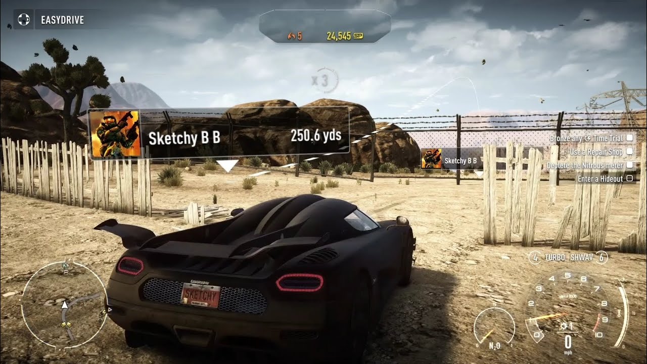 NFS Rivals- 250 Yard Jump - YouTube