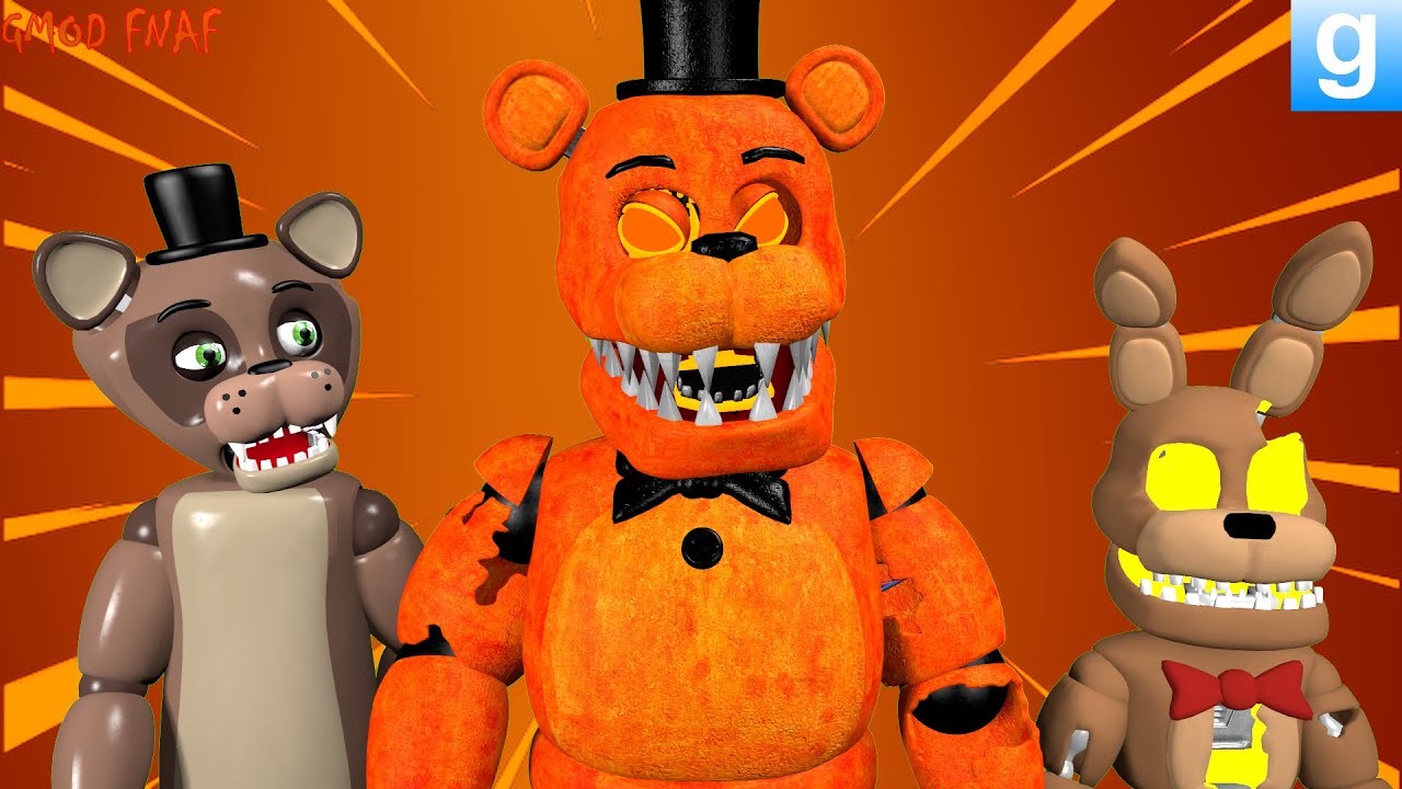 GMOD FNAF|More Jack-O-Animatronics(Night 5) - YouTube