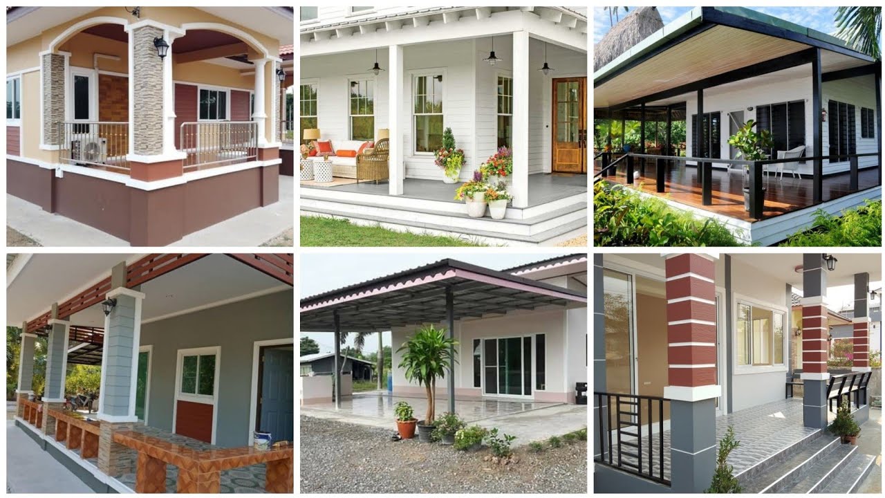 Modern Porch Design Ideas | House Entrance Design | Porch Design ...