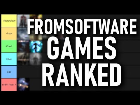Ranking FromSoftware Games on Tiermaker! - YouTube