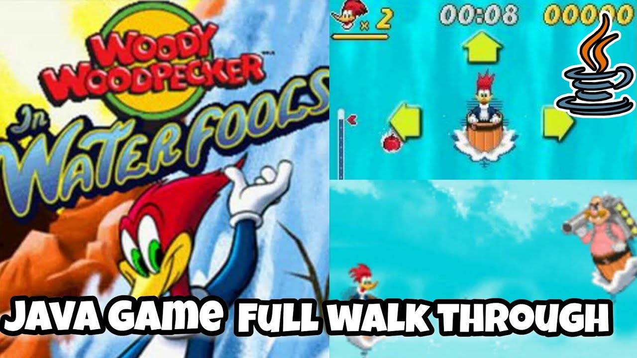 Woody woodpecker: in waterfools 128x128 Glu mobile 2008 walkthrough ...