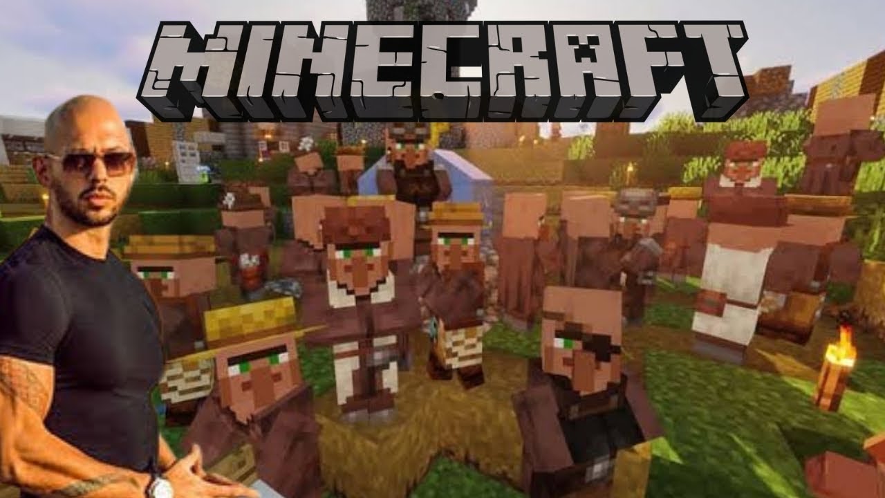 Andrew Tate changing lives in Minecraft - YouTube