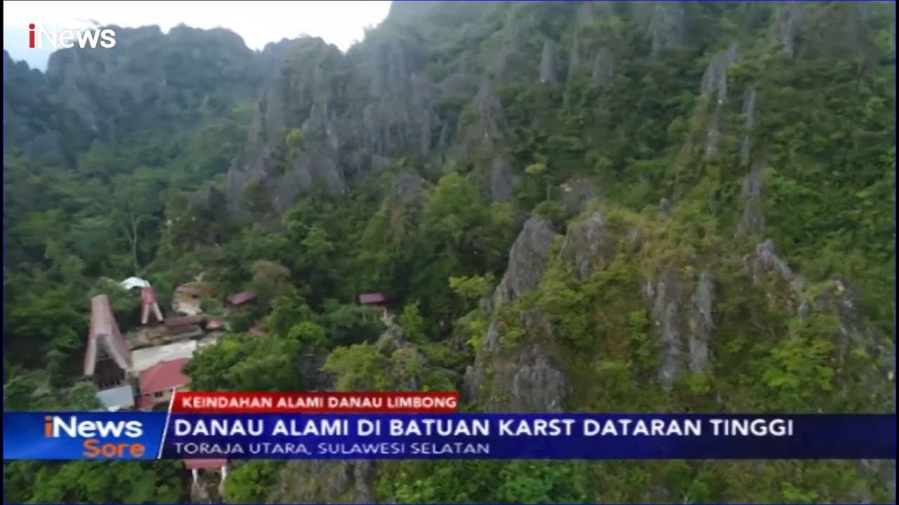 Keindahan Alami Danau Limbong di Batuan Karst Dataran Tinggi Tana ...
