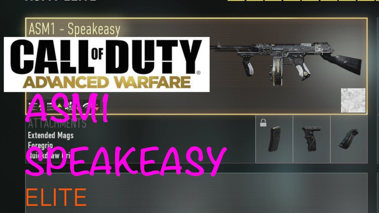 CoD: Advanced Warfare Gameplay - ASM1 'Speakeasy' Rampage on Recovery ...