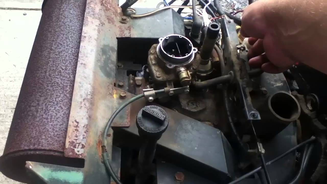 P128g onan engine - YouTube