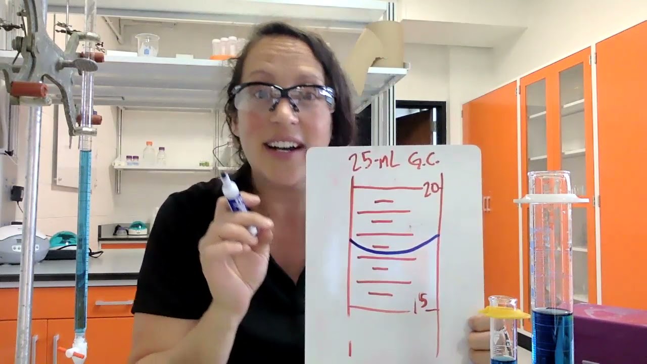 CHE111L How to Read a Meniscus - YouTube