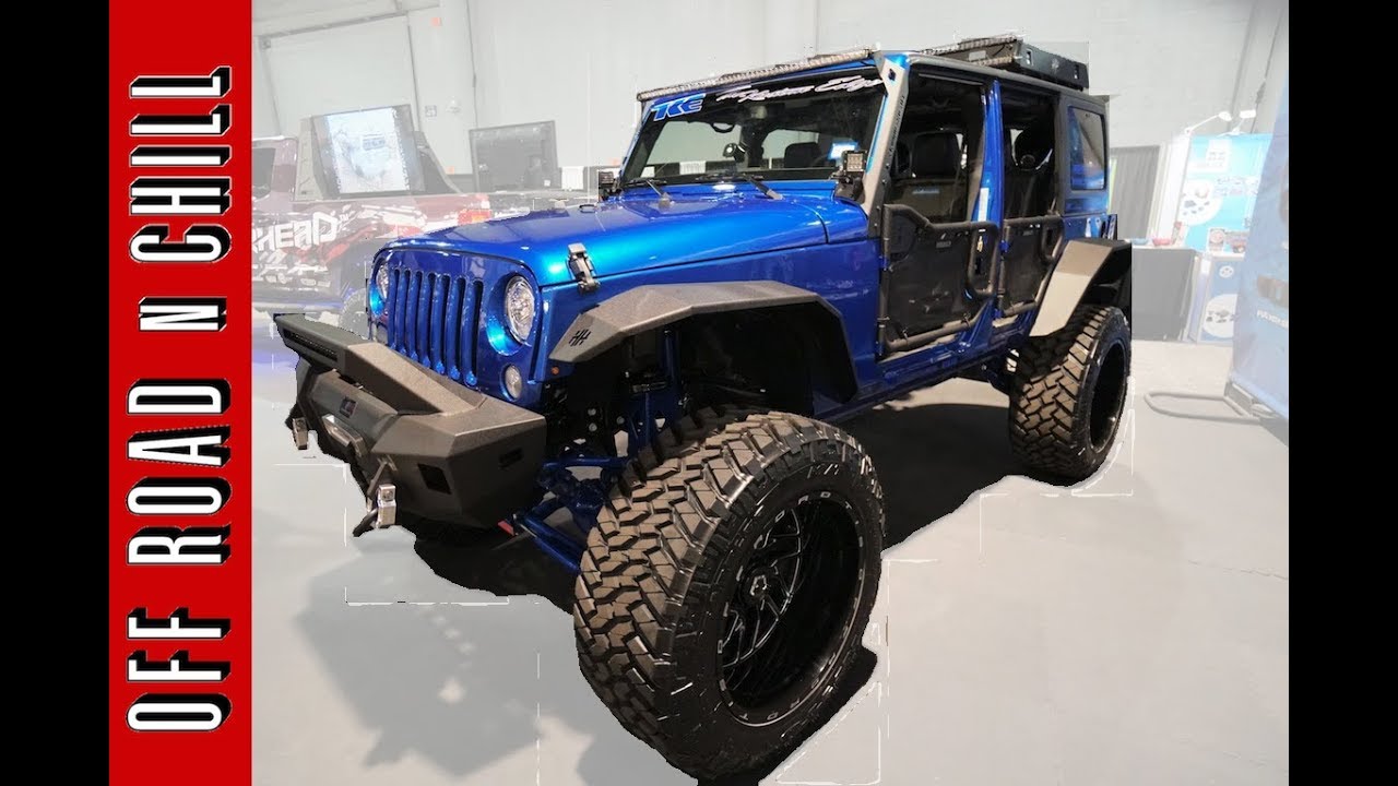 Really Nice looking Jeep Wrangler JK from Hammer Head Armor - YouTube