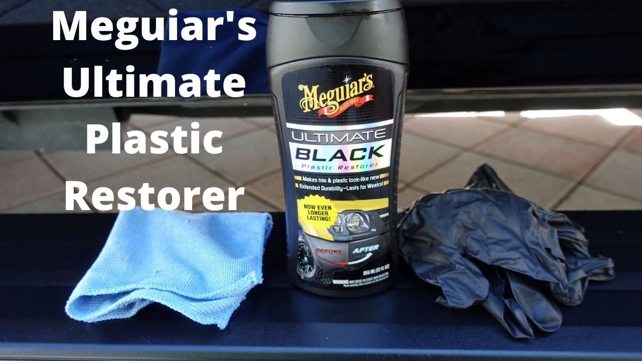 Meguiars Ultimate Black Restorer G15812 Plastic Panel Restoration - YouTube