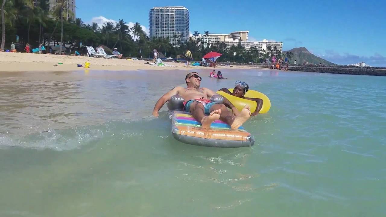 Folding Inflatable Pool/Beach Float Review - YouTube