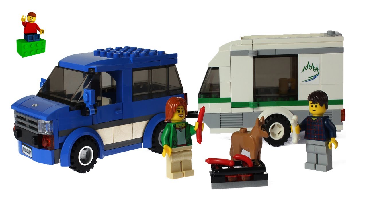 Lego City 60117 Van & Caravan | Lego Speed Build - YouTube
