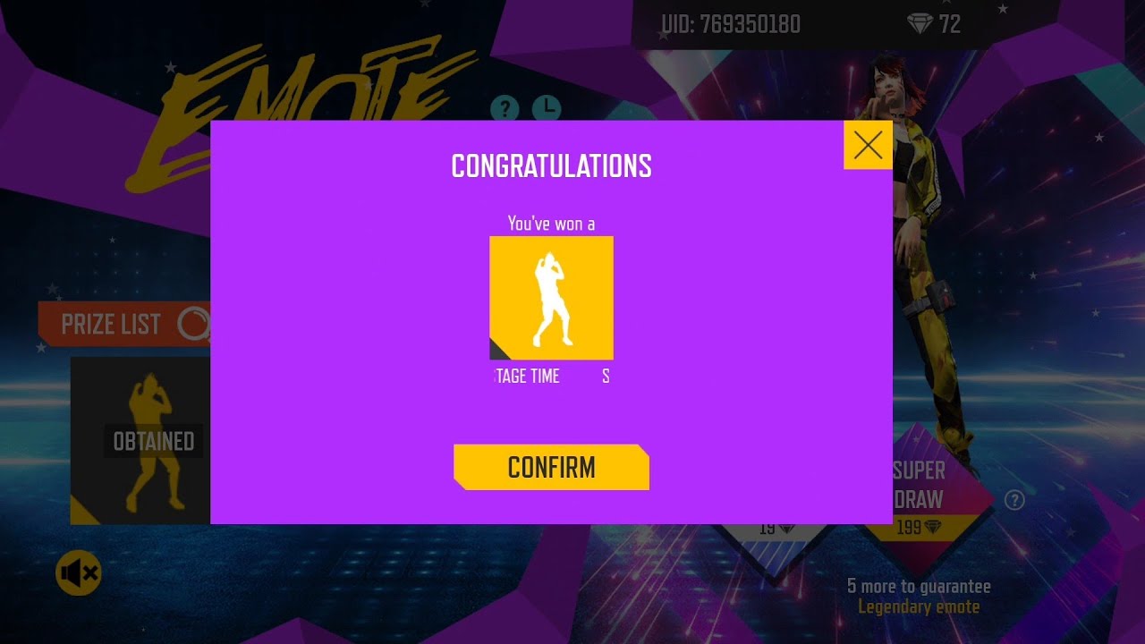 emote party event freefire ( কতdaimon লাগলো emote party event এর emote ...