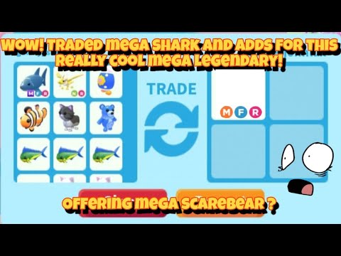 Wow!🤯 Traded mega shark and adds for this really cool mega legendary!😱 ...