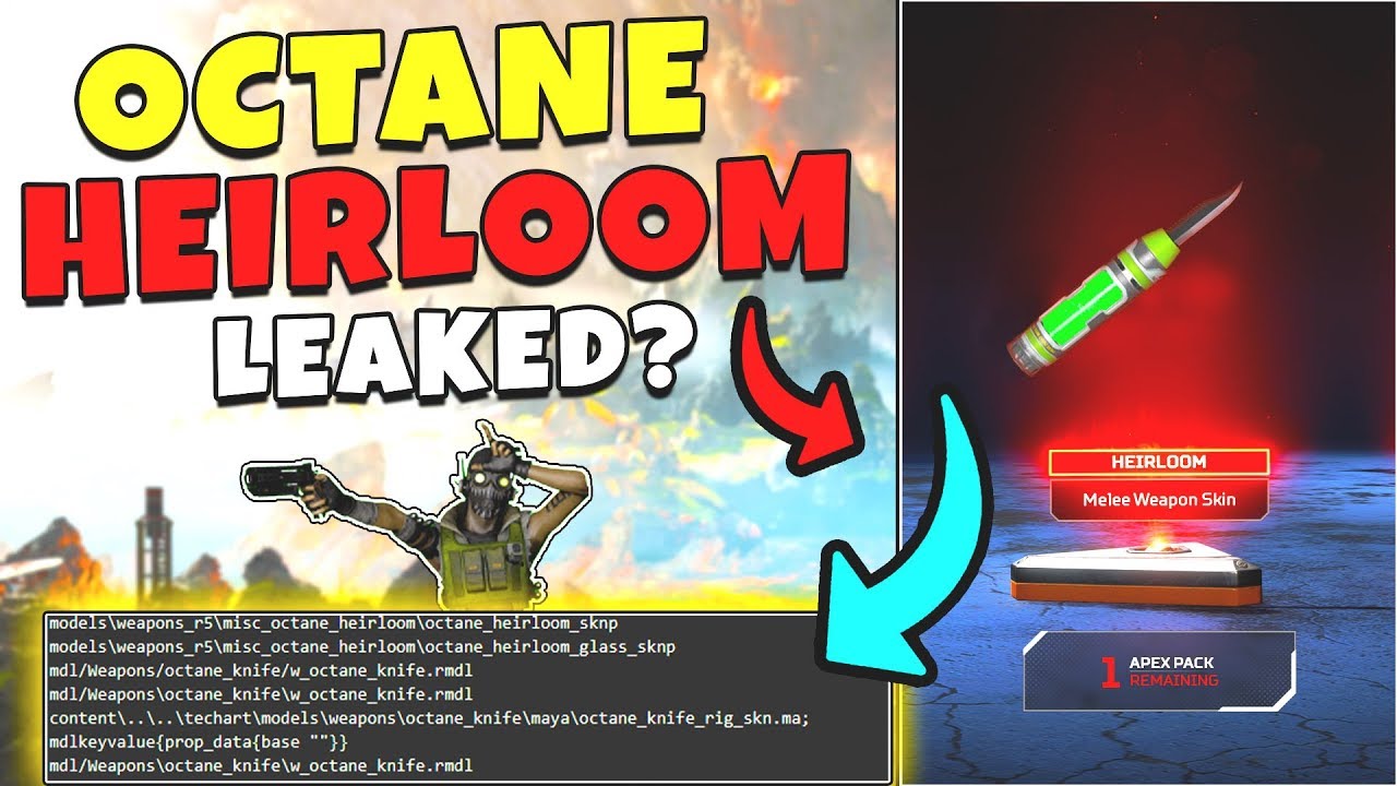 *NEW* OCTANE HEIRLOOM LEAKED?!? - NEW Apex Legends Funny & Epic Moments ...