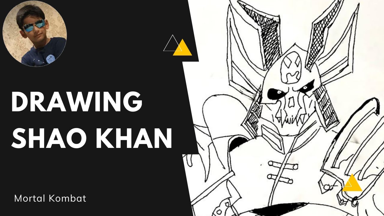 Drawing SHAO KAHN from Mortal Kombat 11 | Speed Drawing | - YouTube