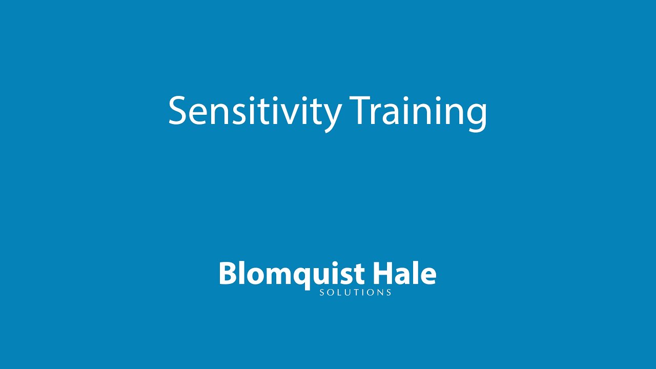 Sensitivity Training - YouTube