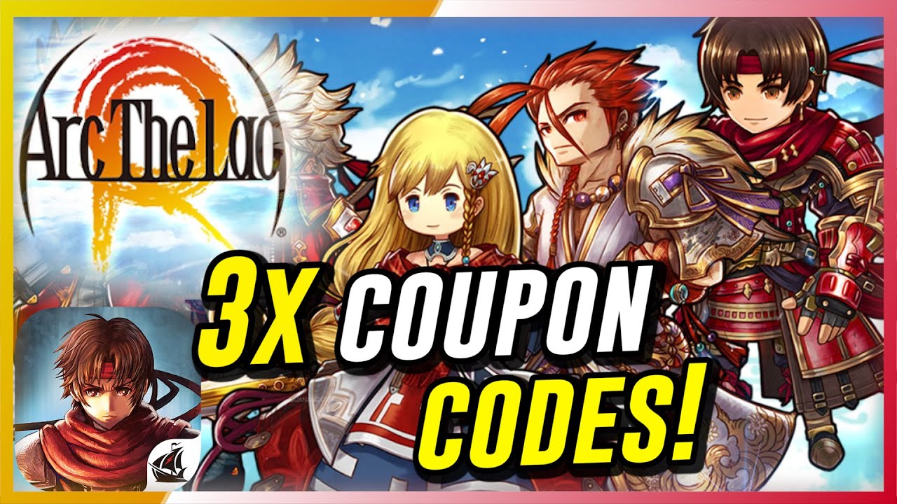 Arc The Lad R - 3x Serial Coupon Codes! Free Gifts! - YouTube
