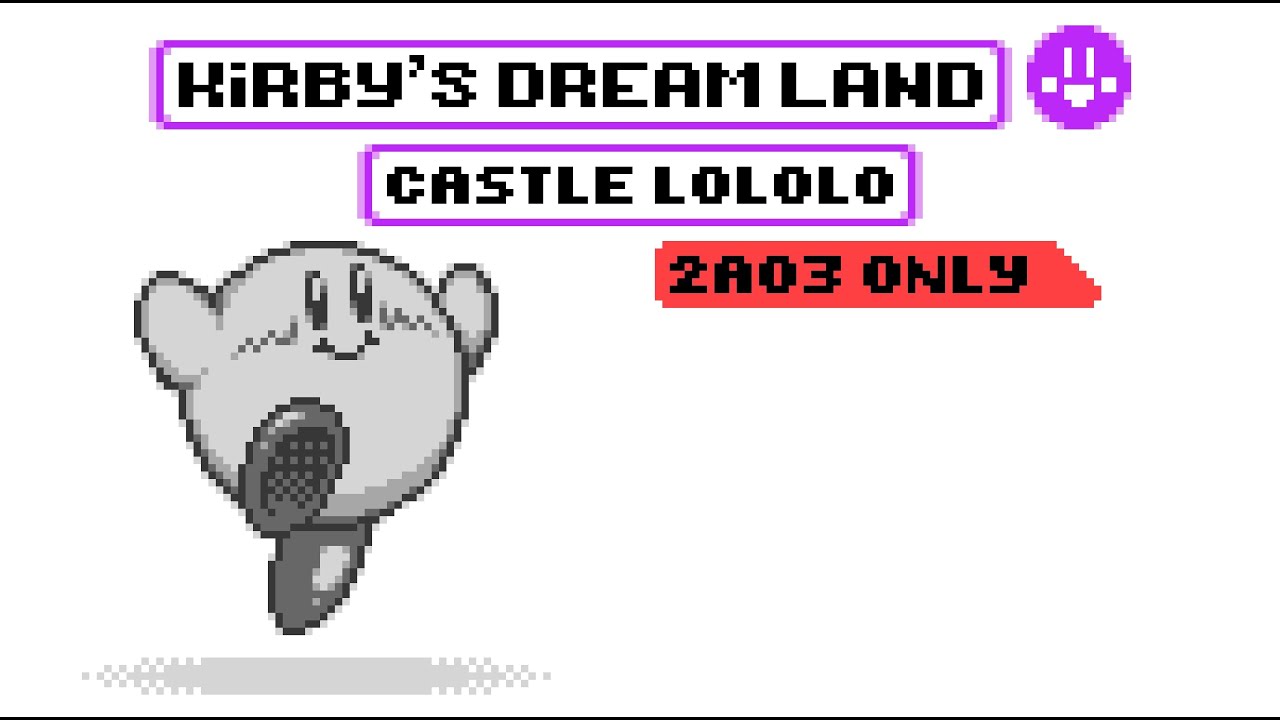(Preview) Kirby's Dream Land - Castle Lololo - YouTube