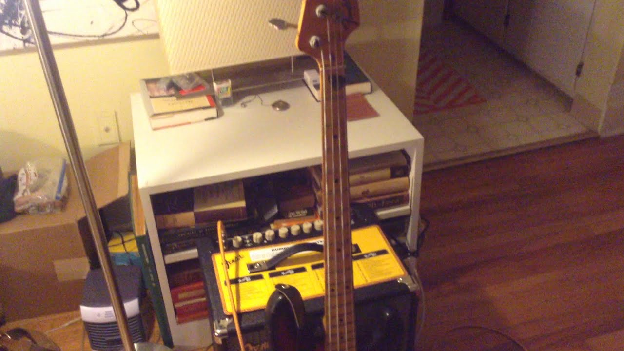 Unboxing: 2020 Mod-Shop Fender Precision Bass, Antiqua Color - YouTube