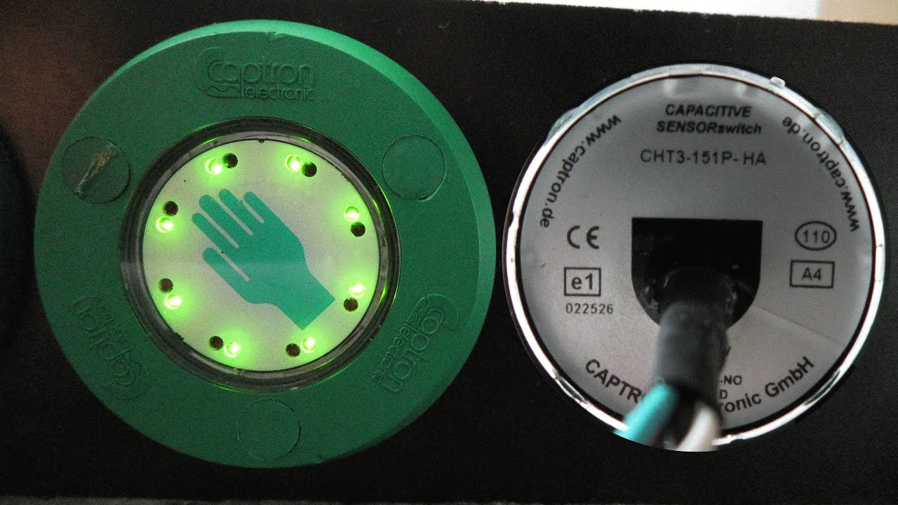 Captron CHT3-151P-HA Sensor Tür Taster_4K - YouTube