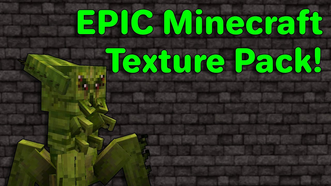 This has to be the Most EPIC Minecraft Texture Pack Ever! - YouTube