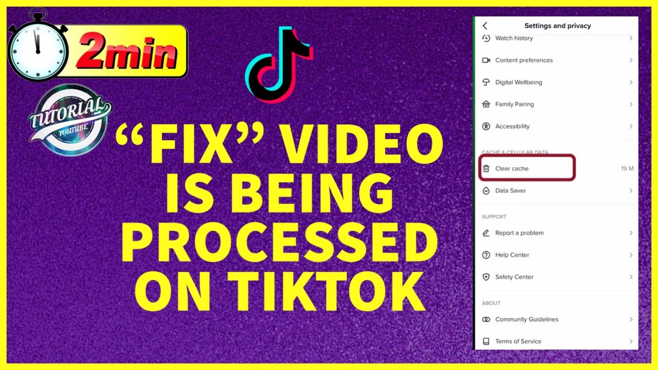 How to Fix Video is Being Processed on TikTok | Tiktok Video Being ...