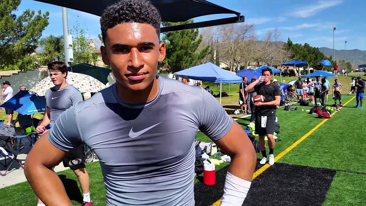 Curtis Robinson 2016 LB: @PassingDown 2015 Socal Regional 7on7 ...