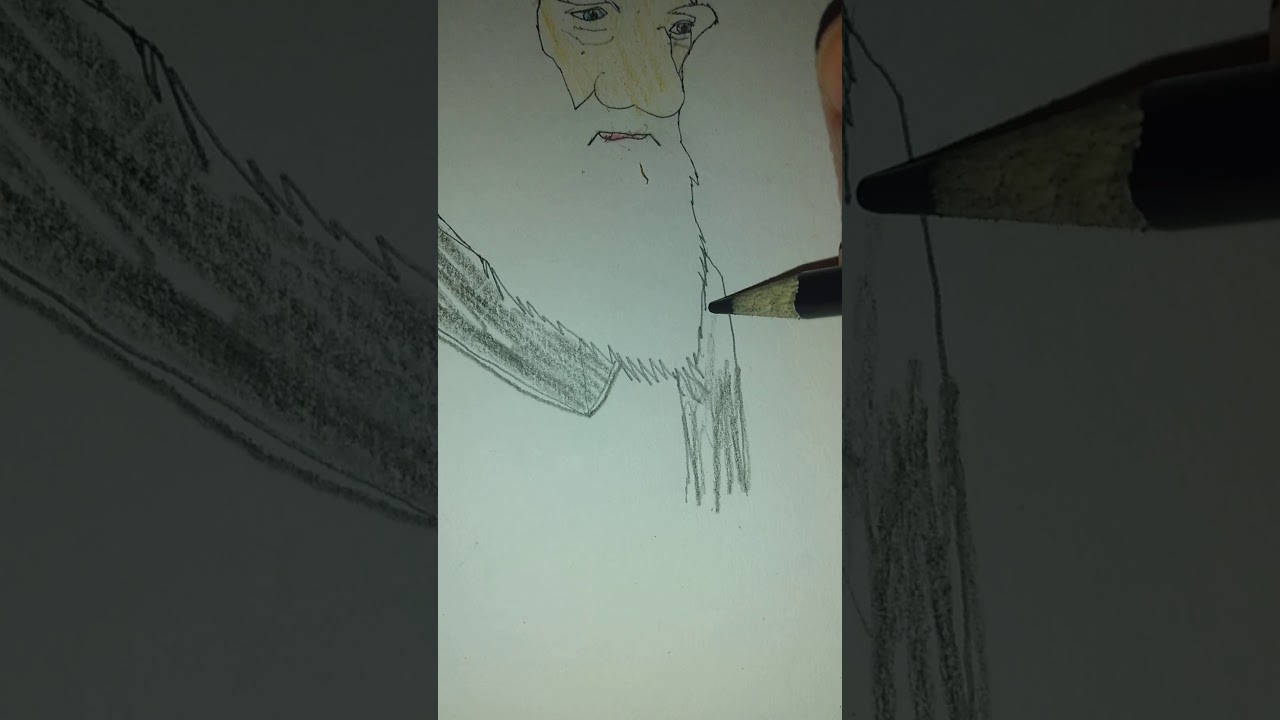 How to draw Charles Darwin (pt.2) - YouTube