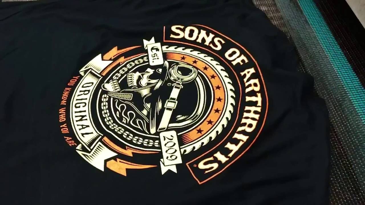Sons of Arthritis Printing - YouTube