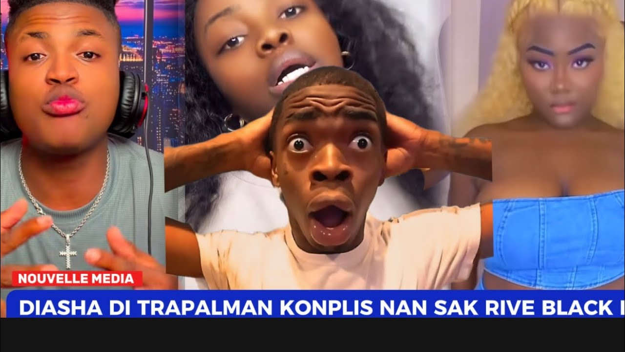 😳 DIASHA di trapalman konplis NAN sak rive black la - YouTube