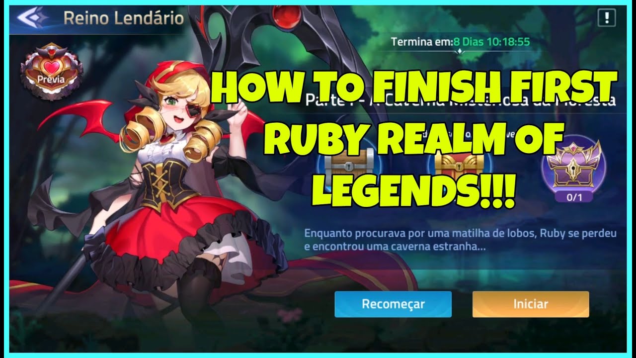 RUBY REALM OF LEGENDS THE MYSTERIOUS FOREST CAVE - MOBILE LEGENDS ADVENTURE - YouTube