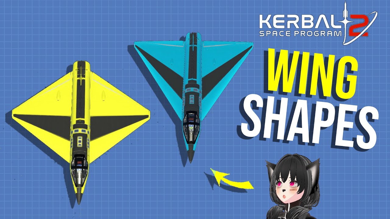 Do Procedural Wings Matter? Kerbal Space Program 2 Diamond vs Delta Wings - YouTube