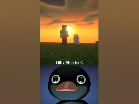 Minecraft Shaders vs No Shaders 😌 #Shorts - YouTube