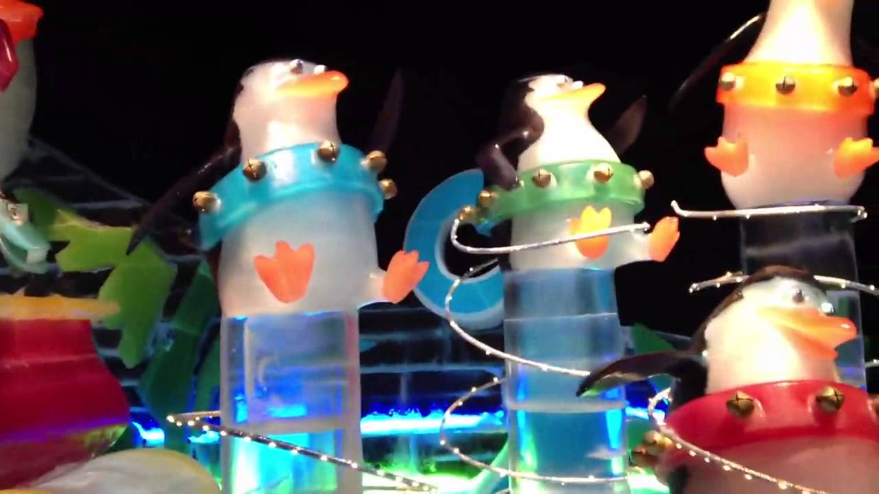 Madagascar Ice sculptures of solid ice Dallas Texas - YouTube