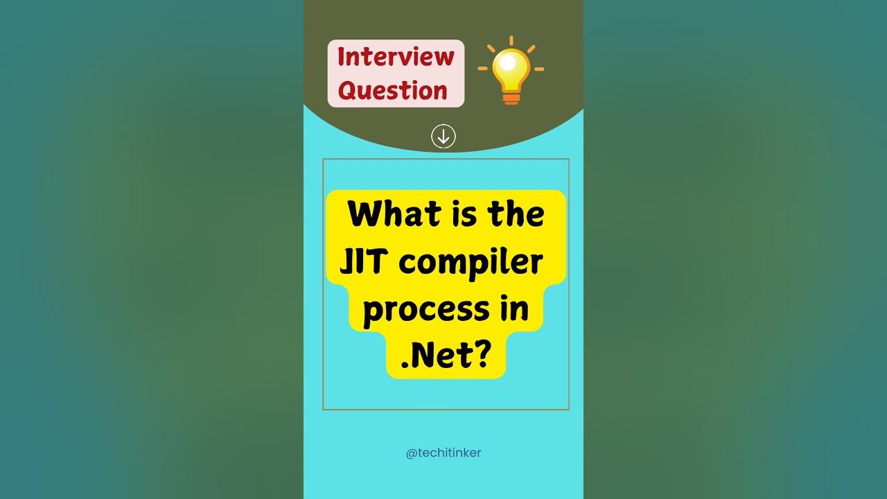 What is the JIT Compiler process in .net? #shorts #shortvideo - YouTube