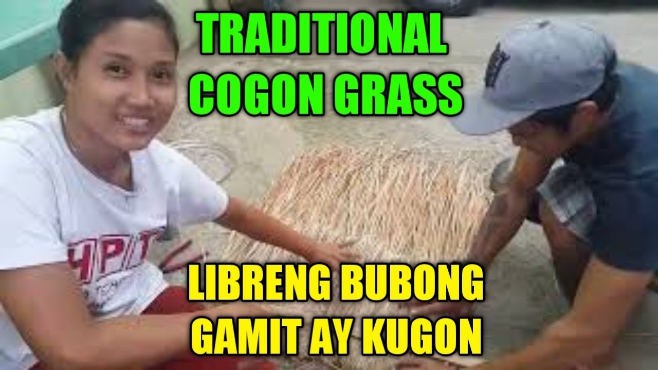 HOW TO MAKE TRADITIONAL COGON GRASS INTO ROOF - YouTube