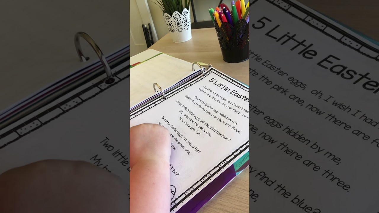 Easter poem - 5 Little Easter Eggs - YouTube