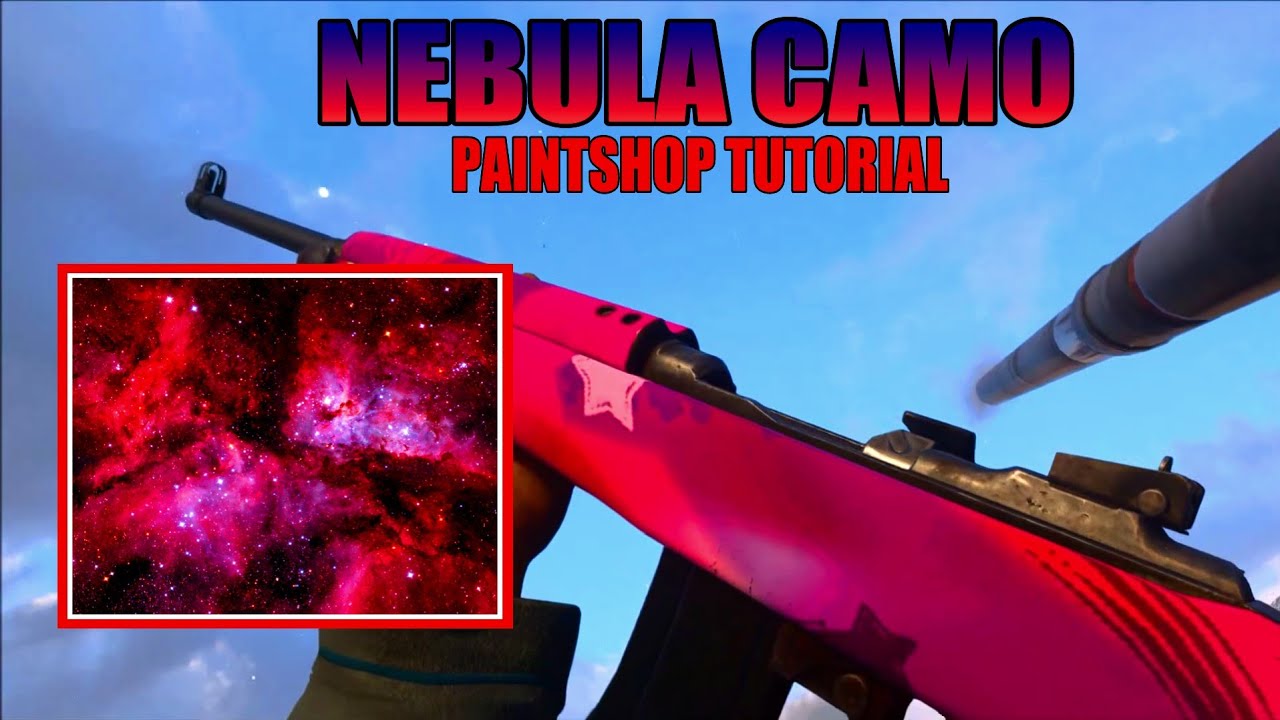 HOW to MAKE "NEBULA CAMO" in COD WW2! COD WW2 NEBULA CAMO PAINTJOB ...