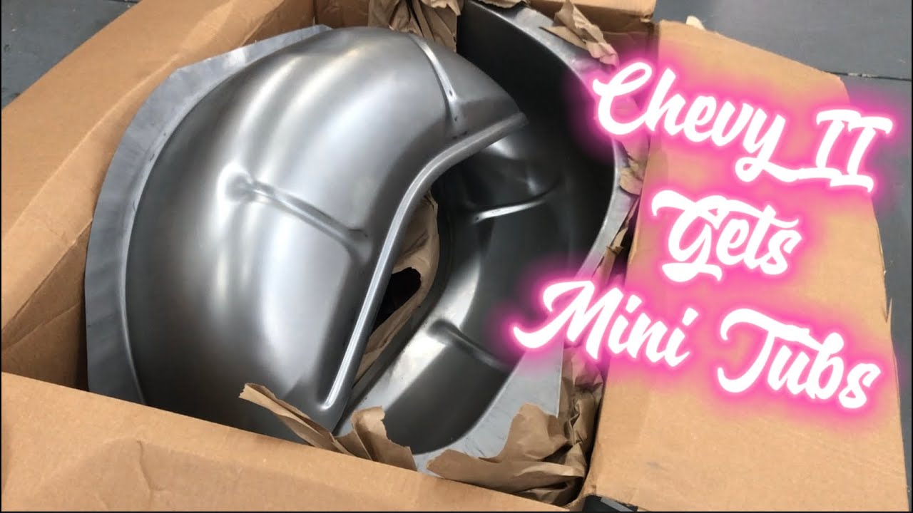 Chevy II Gets Some Much Needed Mini Tubs - YouTube