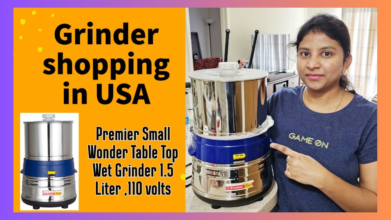 Wet grinder unboxing and review | USA |premier wonder wet grinder 1.5 ...