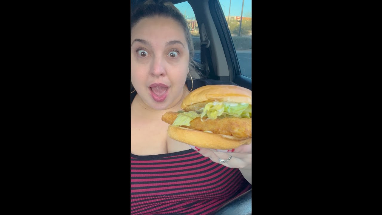 Trying the DQ Alaskan Cod Sandwich! [Food Review] - YouTube