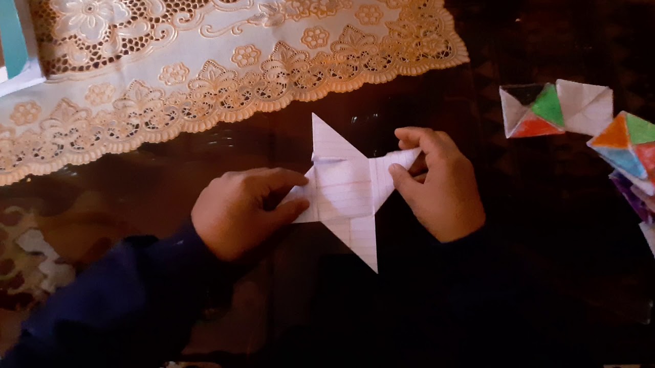 Tutorial on how to make a paper beyblade - YouTube