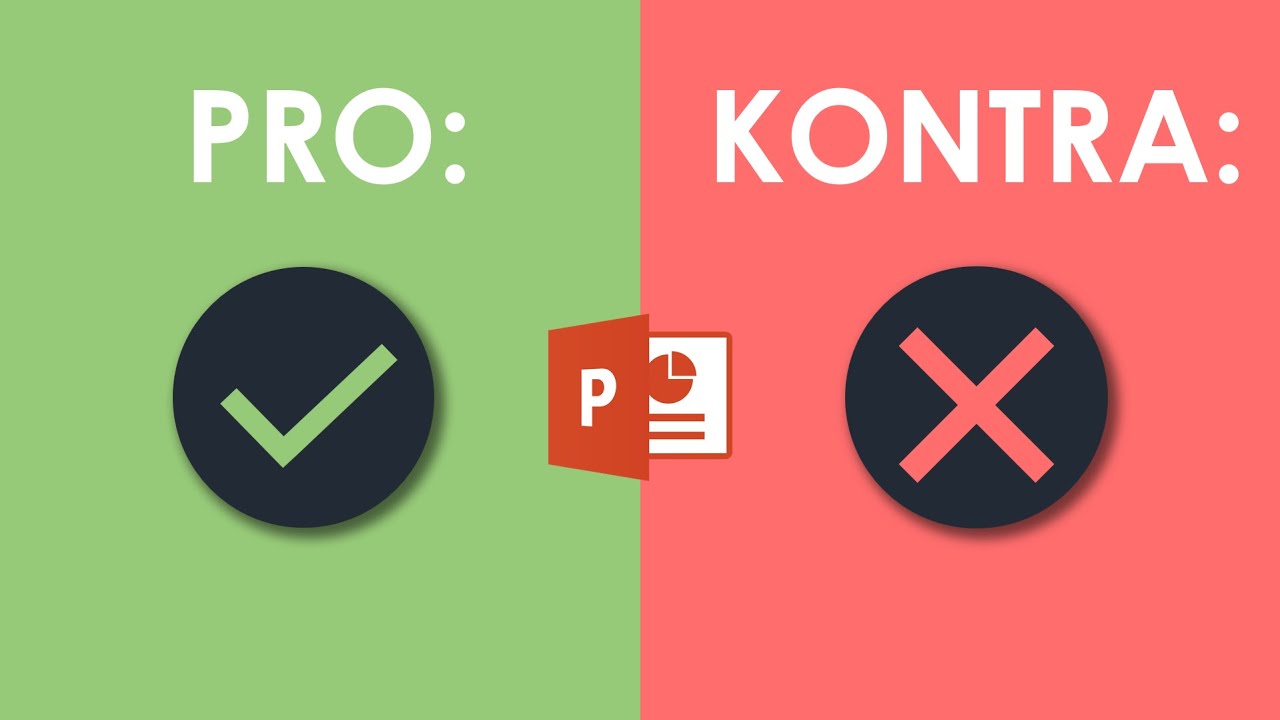 Einfache Animierte Pro & Kontra Präsentation | PowerPoint Design - YouTube
