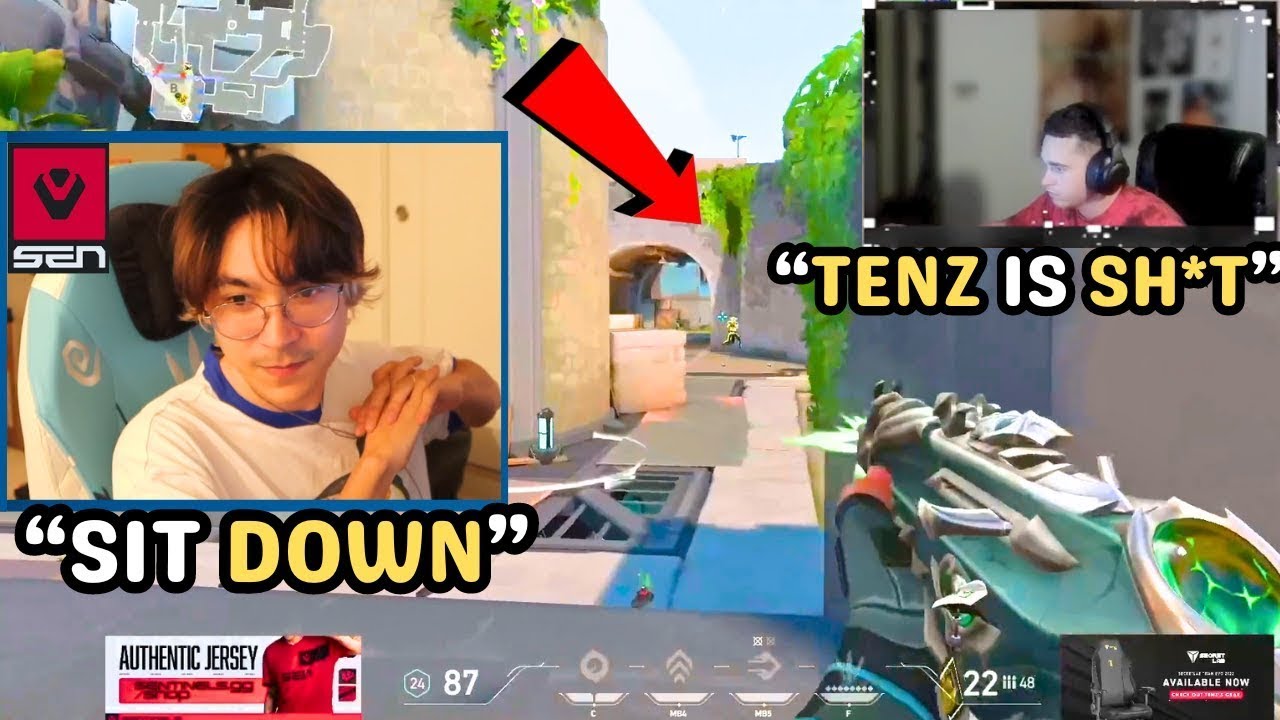 Sen Tenz DESTROYS His HATER In Ranked !!! Valorant - YouTube