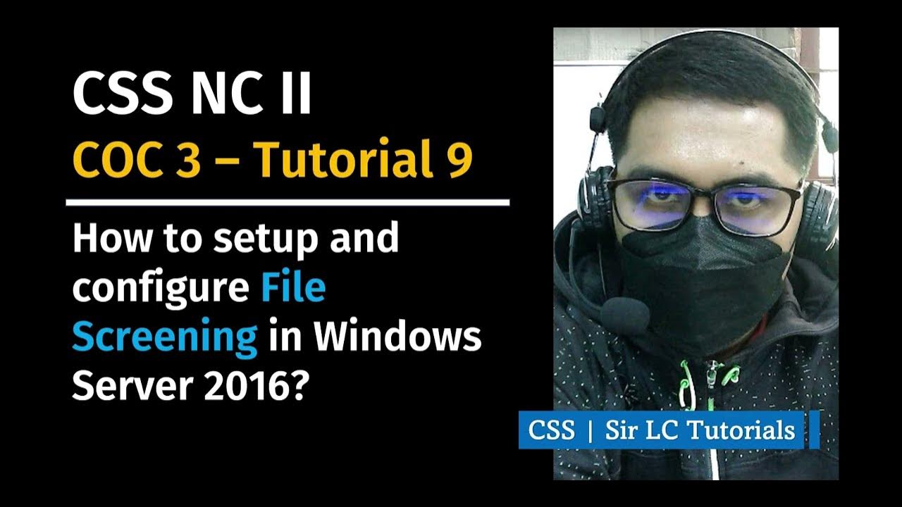 Windows Server 2016 Tutorials | #9 File Screening, Method 2 - YouTube
